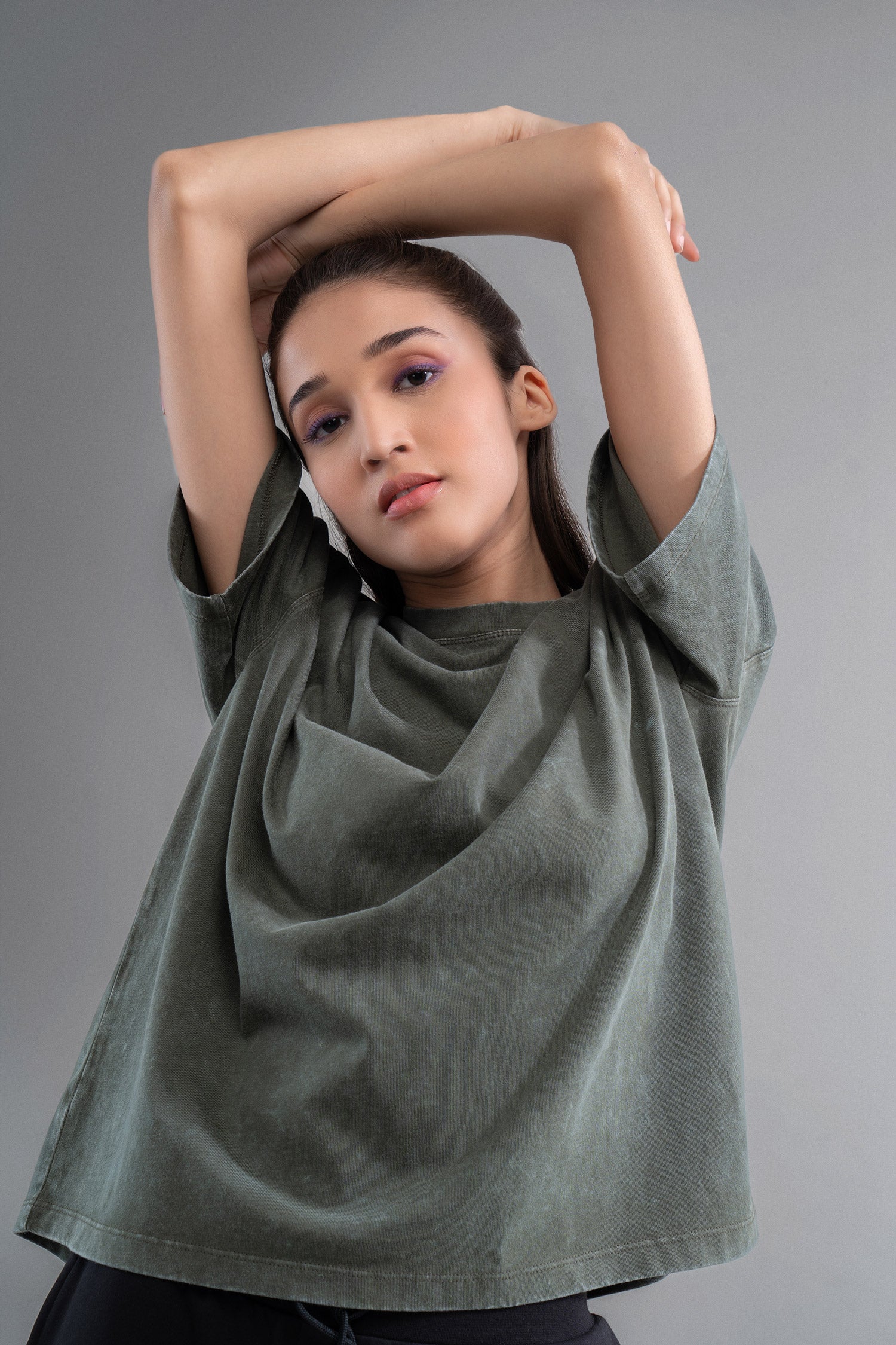 green acid wash unisex t shirt – NeceSera
